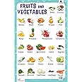 Fruits & Vegetables - Thick Laminated Preschool Chart : Team Pegasus ...