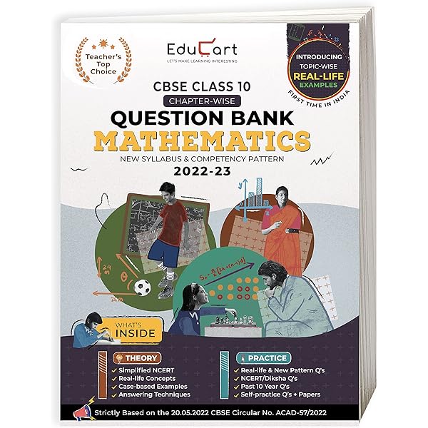 CBSE Class MATHEMATICS Question Bank Book For 2022-23, 55% OFF