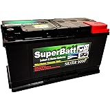 12V 110AH SuperBatt CB110 Deep Cycle Leisure Battery Caravan Motorhome ...