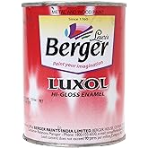 Berger Luxol Hi-Gloss Enamel | Phiroza Blue | 4L Mirror-Like Finish ...