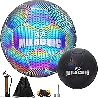 Qualis Reflective Football For Night Time | Luminous Bright Football ...