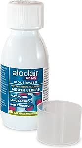 Aloclair Plus 120ml Mouthwash Mouth Ulcer Treatment : Amazon.co.uk ...