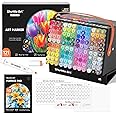 Shuttle Art 121 Colours Alcohol Markers, Professional Dual Tip Art Pens ...