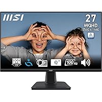 MSI PRO MP273U 27 Inch 4K UHD Office Monitor - 3840 x 2160 IPS Panel ...