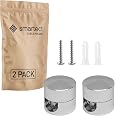 smartect Aluminium Wall and Ceiling Bracket for Cables [2 Pieces, Metal ...