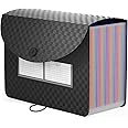 Expanding File Organisers,24 Pockets Filing Boxes Folder Document Bills ...