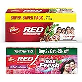 Buy Dabur Red Bae Fresh Gel - 300gm (150gm*2) | Fights Bad Breath ...