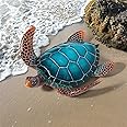 Design Toscano QL59584 Blue sea turtle statue: large, colorful : Amazon ...