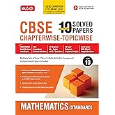 MTG CBSE 10 Years Chapterwise Topicwise Solved Papers Class 10 Mathematics Standard Book - CBSE ...