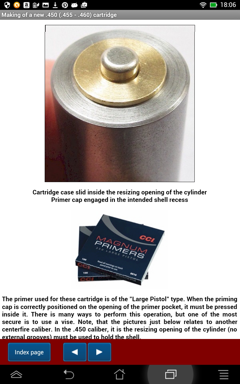 Reloading new .450 (.455) black powder cartridges: Amazon.co.uk: Appstore for Android