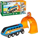 BRIO World 33873 Großes Smart Tech Reisezug Set – Elektrischer Zug mit ...