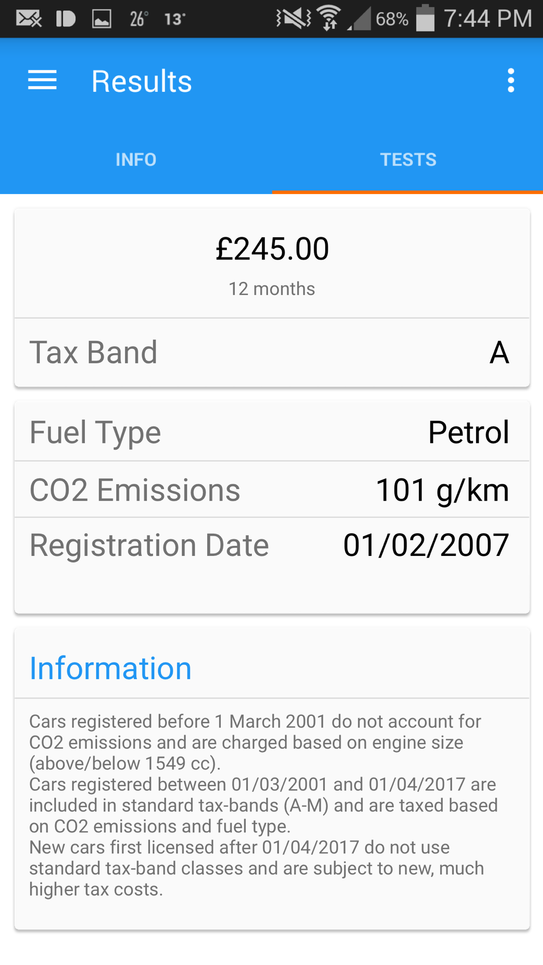 MOT History Check: Amazon.co.uk: Appstore for Android