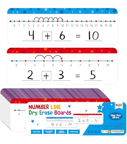 Alphabet Desk Strips 30-Pack Alphabet & Number Desk Strips - Removable ...