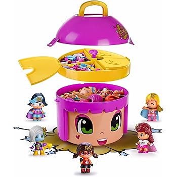 Pinypon (PIO1Y) - Edition Limitée, 5 Figurines de Super Héroïnes ...