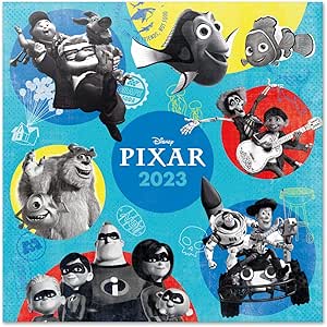 Official Disney Pixar Wall Calendar 2023 12" x 12" FSC®| 12 Month ...