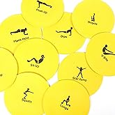 Fitness Health Flat Set of 10 Round Disc Markers - Strong, Durable ...