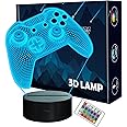 Lightzz 3D Gamepad Night Light, Game Console Illusion lamp with Remote ...