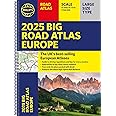 2025 Philip's Big Road Atlas of Europe: (A3 Spiral Binding) (Philip's ...