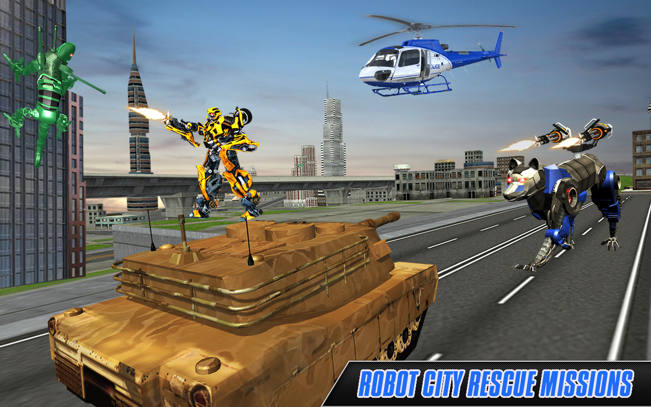 Multi Robot Survival Battle, Multi Robot Transform Wolf, Snake, Falcon ...