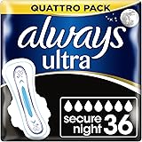 Always Ultra Night Sanitary Towels with Wings, Size 3, 40 Instant Dry ...