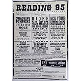 Assorted Reading Festival 1995 line-up - Smashing Pumpkins Bjork Paul ...