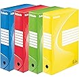 Esselte 128403 A4 Standard Archiving Box, Multicolour - Pack of 10 ...