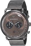 Emporio Armani Herren Chronograph Quarz Uhr mit Edelstahl Armband ...