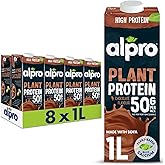 Alpro Soya High Protein Plant-Based Long Life Drink - Vegan Dairy Free & Lactose Free Milk ...