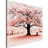 Amazon.de: Revolio 120x80 cm Leinwandbild Wandbilder Wohnzimmer Modern Kunstdruck Design ...