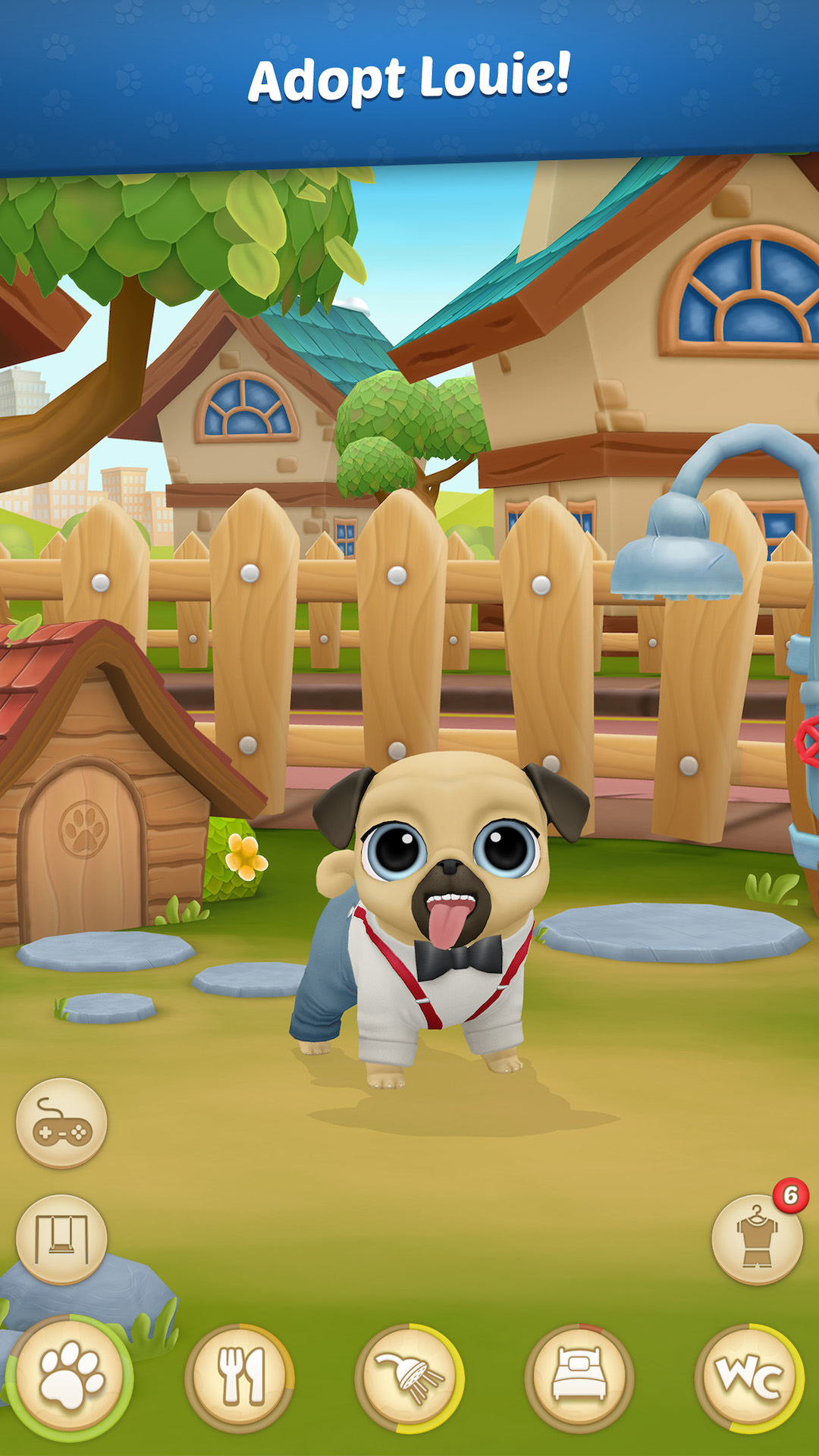 My Virtual Pet Dog - Louie the Pug : Amazon.co.uk: Apps & Games