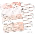 Hairdressing Client Record Card - Treatment Consultation Form for ...