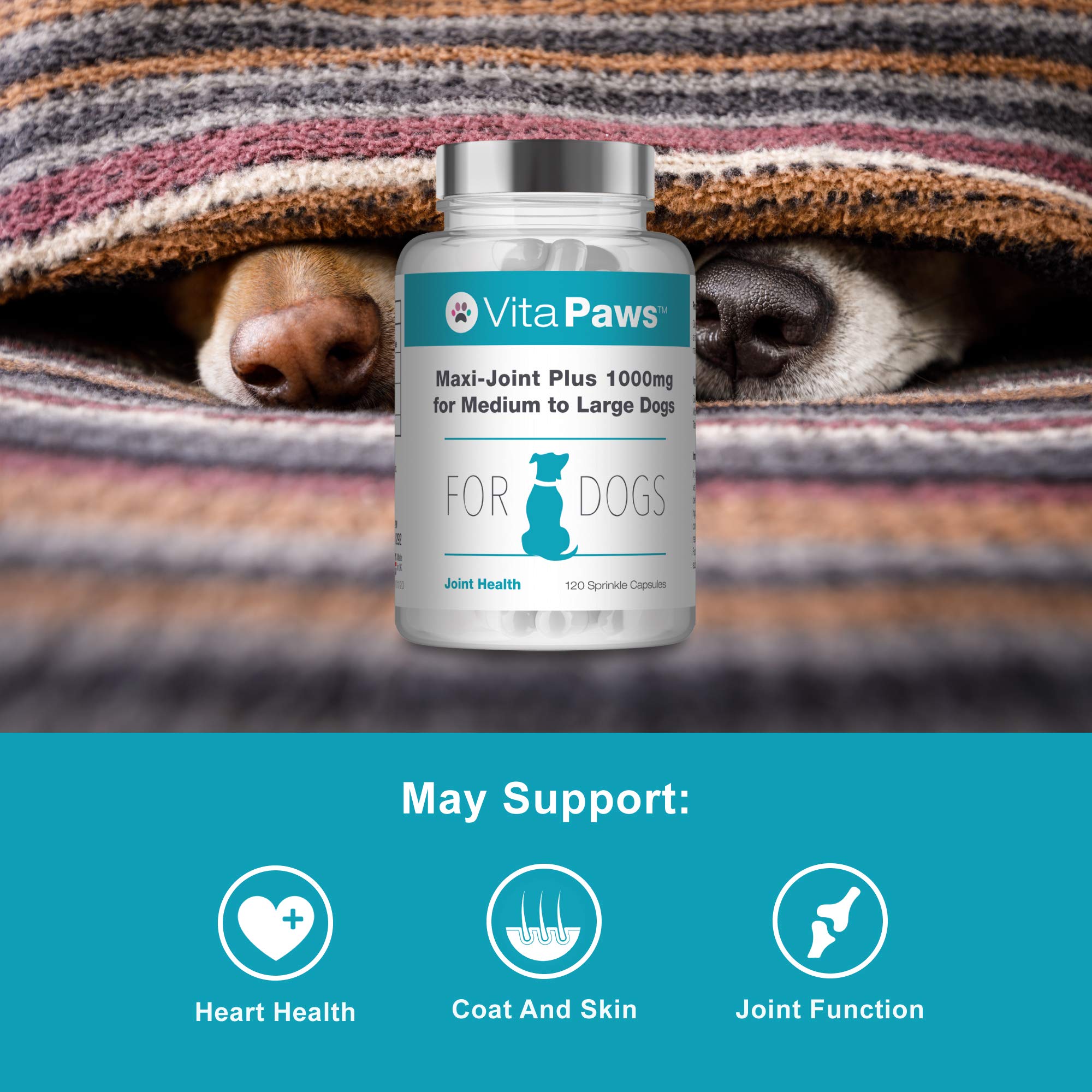 Maxi-Joint Plus 1000mg VitaPaws™ 120 Sprinkles Capsules | Advanced ...