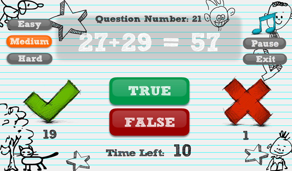 Doodle Math Quiz Game (Kindle Tablet Edition): Amazon.co.uk: Appstore ...