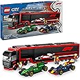 LEGO City Camión de F1 con Coches de F1 RB20 y AMR24, 2 Maquetas de ...