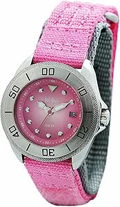 Fat Face Ladies pink dial pink velcro strap watch : Amazon.co.uk: Watches