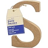 MDF Letter (1 piece) - Bare Basics - E : Amazon.co.uk: Home & Kitchen