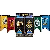 Conquest Journals Harry Potter Small Hogwarts House Quidditch Flags ...