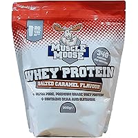 Muscle Moose Whey Protein Powder Salted Caramel Flavour : Amazon.co.uk ...