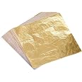 100 Sheets Imitation Gold Leaf for Arts, Gilding Crafting, Decoration ...