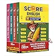 Disha (Set of 4 Books with 4 Workbooks) Score 100 Science, Mathematics (Standard), Social ...