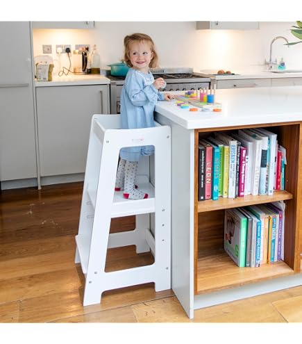 Kitchen Helper The Learning Tower Kitchen Step Stool For Kids Little Helper