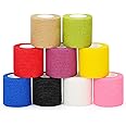 SEADESKY 9 Rolls Pet Vet Wrap for Dogs Self Adherent Bandage Wrap for ...