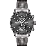 BOSS Men's Analogue Quartz Watch with Stainless Steel Strap 1513807 ...