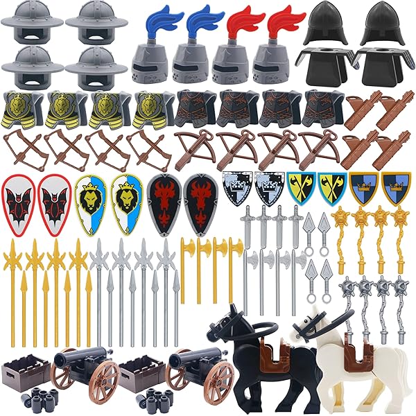 Feleph Medieval Weapons Pack For Knight Figures 10 Set Of Ancient ...