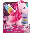 Mattel Barbie A Touch of Magic Stuffed Animals, Walk & Flutter Pegasus ...