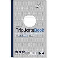 Challenge Triplicate Book Carbonless Ruled Ref D63061 [Pack of 5 ...