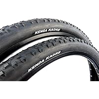 Pair of KENDA K1027 KADRE Bike Tyres, 27.5 x 2.10, Cross-Country MTB ...