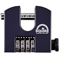 Squire Heavy Duty Padlock (SHCB65) Toughest Rotating Shackle - 4 Wheel ...
