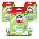 Duck Fresh Discs Toilet Cleaner Refill Twin Pack, Fights Stains That ...
