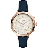 Fossil Damen Analog Quarz Smart Watch Armbanduhr mit Edelstahl Armband ...